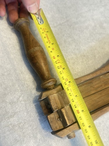 Vintage Wooden Noisemaker – Purim Gragger – Handmade Rustic Rattle ...