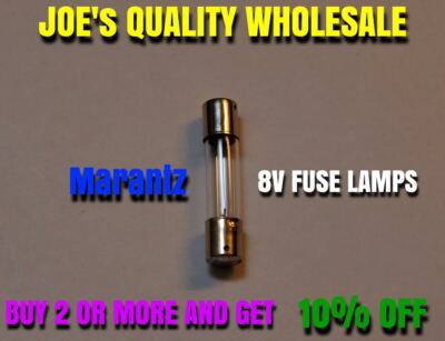 (1)FUSE LAMPS 8v 200mA/250mA/BULB VINTAGE RECEIVER STEREO-2270 2230 ...