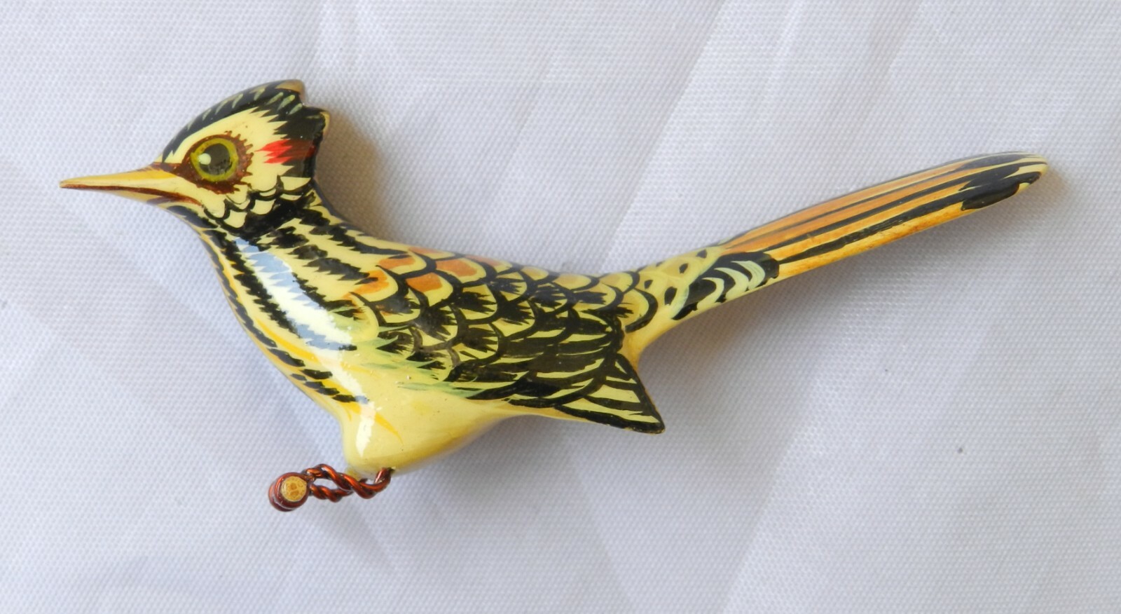 Superb Takahashi Bird Pin Brooch Roadrunner Carved Japanese | eBay