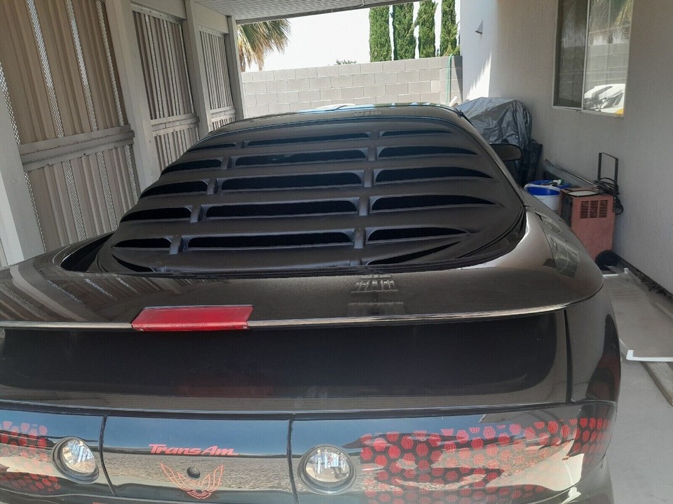 93-03 Pontiac Firebird ASTRA HAMMOND1-piece Textured ABS Rear Window ...