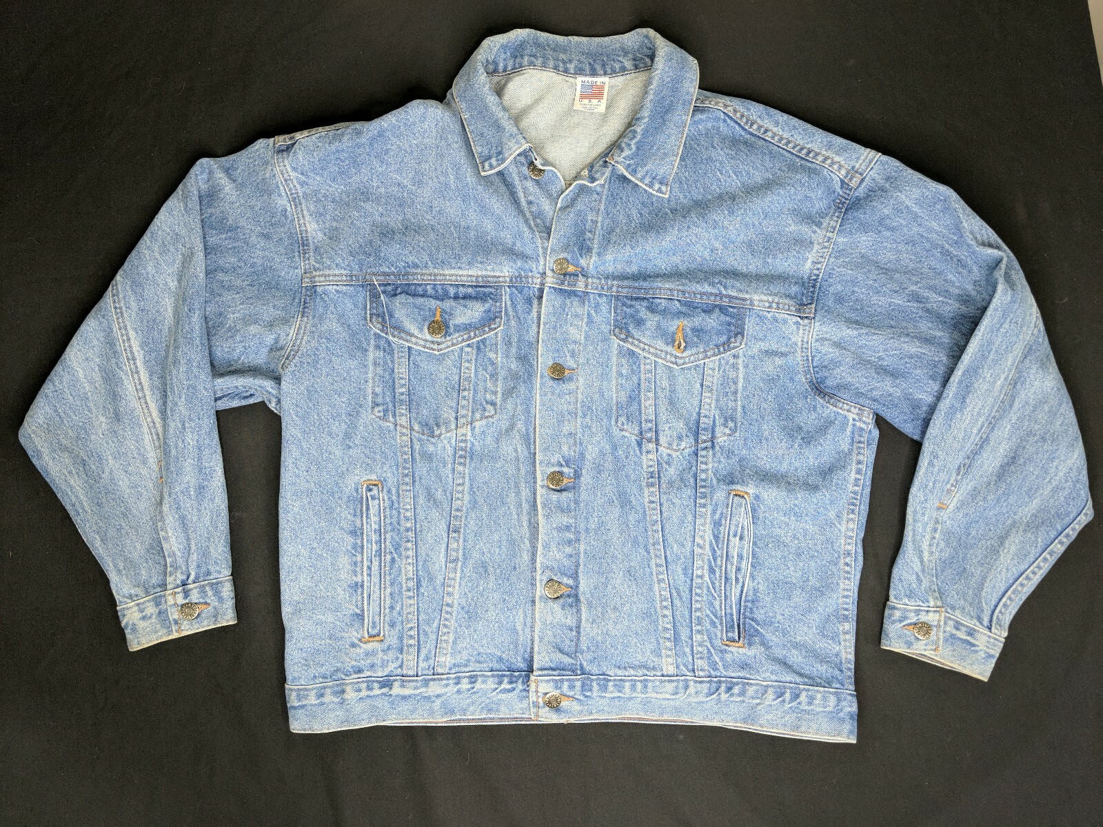 Vintage B KOOL Kool Cigarettes Embossed Denim Blue Je… - Gem