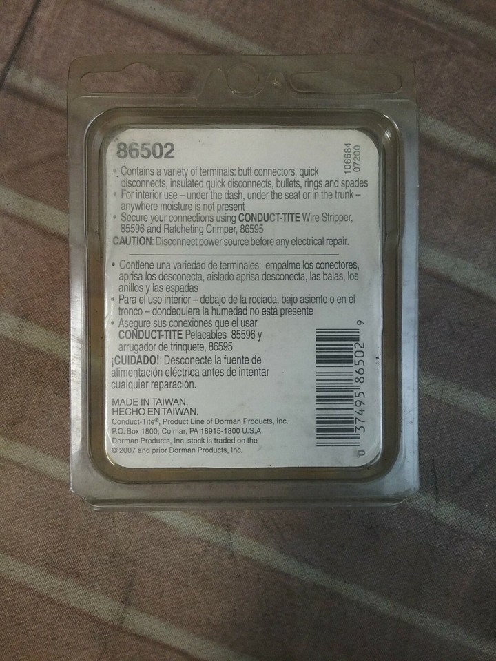 Dorman 86502 Quick Splice Terminal 10-12 Gauge | eBay