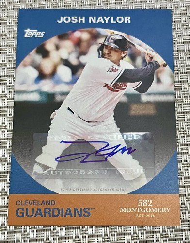 2022 Topps 582 Montgomery Club Set 5 Josh Naylor Auto Autograph #3A ...