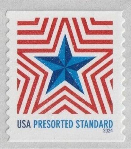 2024 10c Radiant Star - Presorted Standard Coil Single Scott 5832 Mint ...