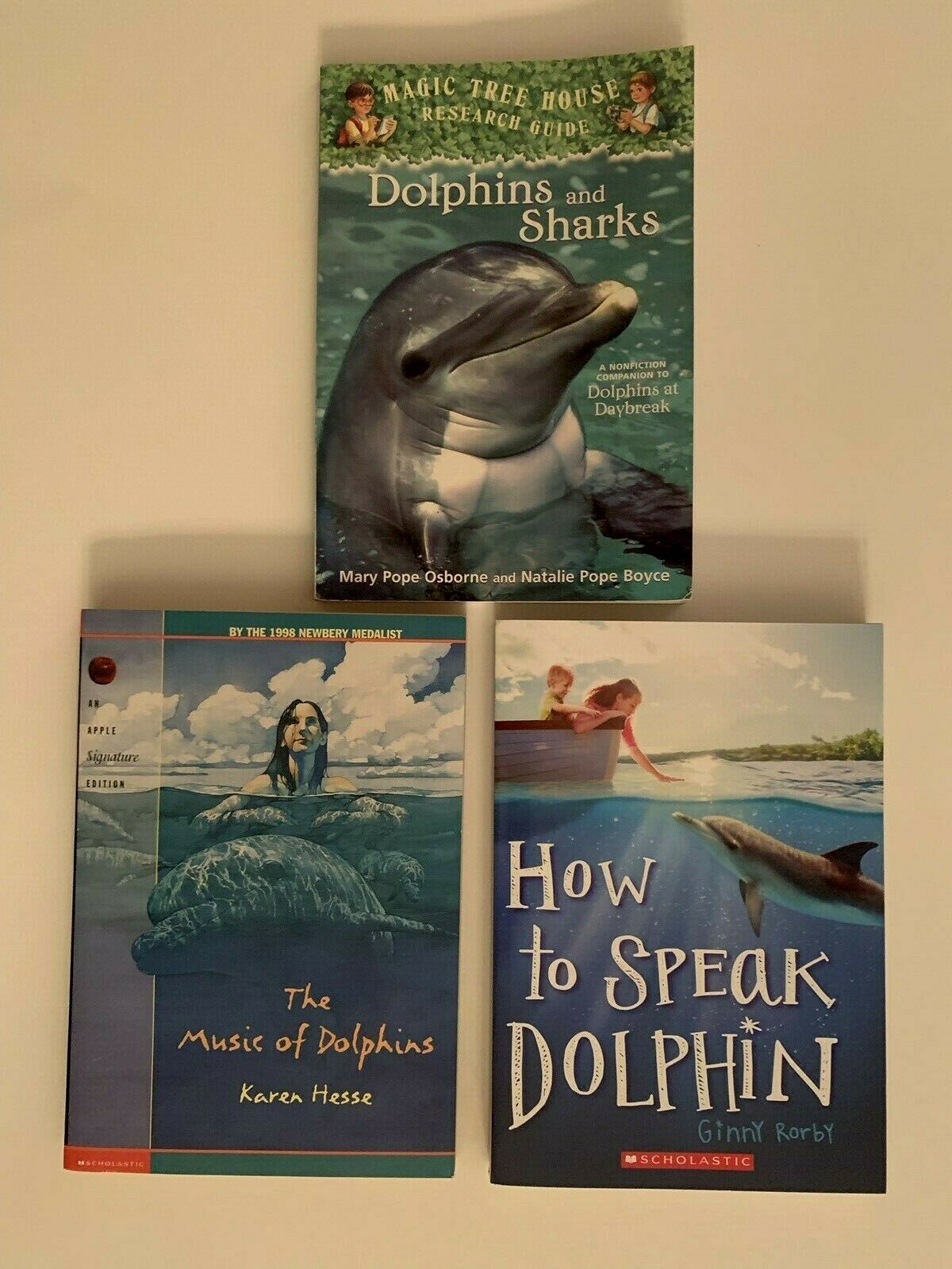 Dolphin Book Lot The Music of Dolphins How to Speak Dolphins & Sharks ...