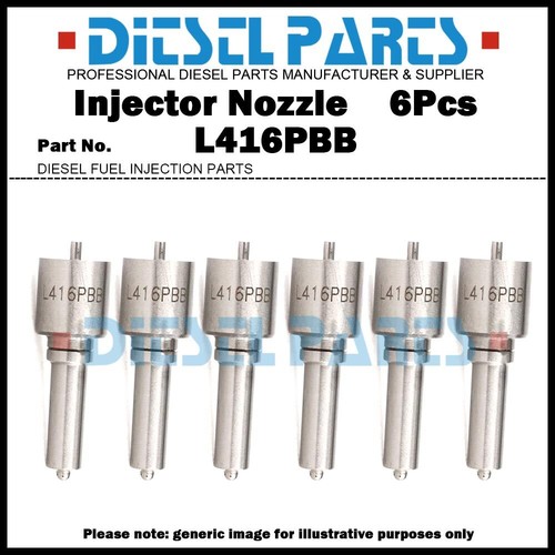 6x Fuel Injector Nozzle L416PBB for Perkins CAT C7.1 364-7040 B05901B ...