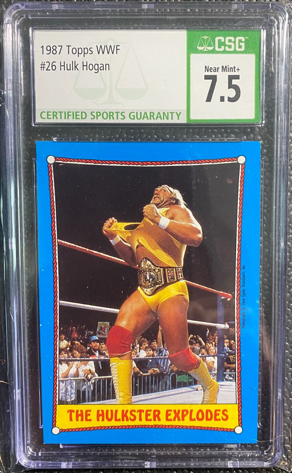 1987 Topps WWF - #26 Hulk Hogan for sale online | eBay