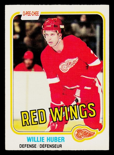 1981-82 O-Pee-Chee Hockey Card #89 Willie Huber | eBay