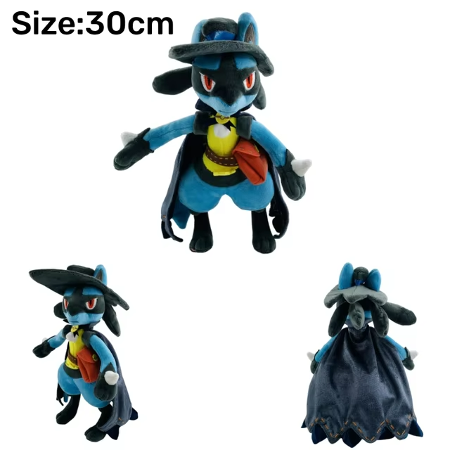 Mega Pokemon Shiny Lucario in the Hat Plush Stuffed Toy NEW WOW | eBay