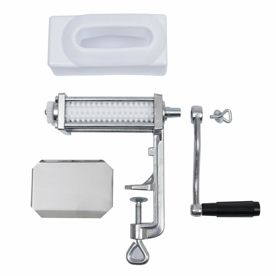 Meat Tenderizer Hand Crank Flatten butchers Tool Cuber Steak Machine ...