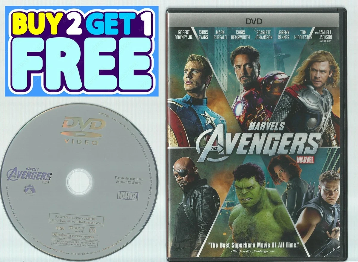 Marvels The Avengers Dvd Cover