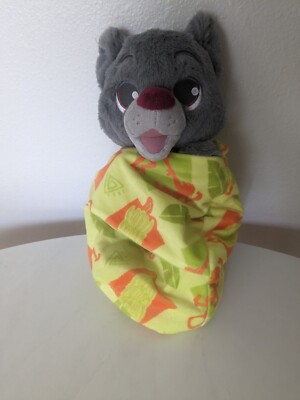 Disney Parks The Jungle Book Baby Baloo in Blanket Pouch Plush New with ...
