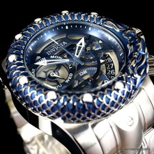 Invicta Venom Subaqua Dragon Scale Gold Plated Steel Chronograph 52mm ...