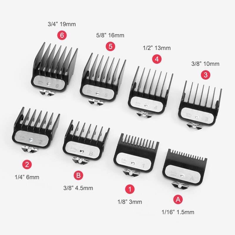 Universal Hair Clipper Limit Comb Guide Attachment Size Barber ...