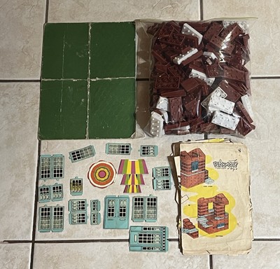 Vintage Australian 1950’s Playmate Bilda-Brix Brick Style Set (Over 450G) + MORE | eBay Australia