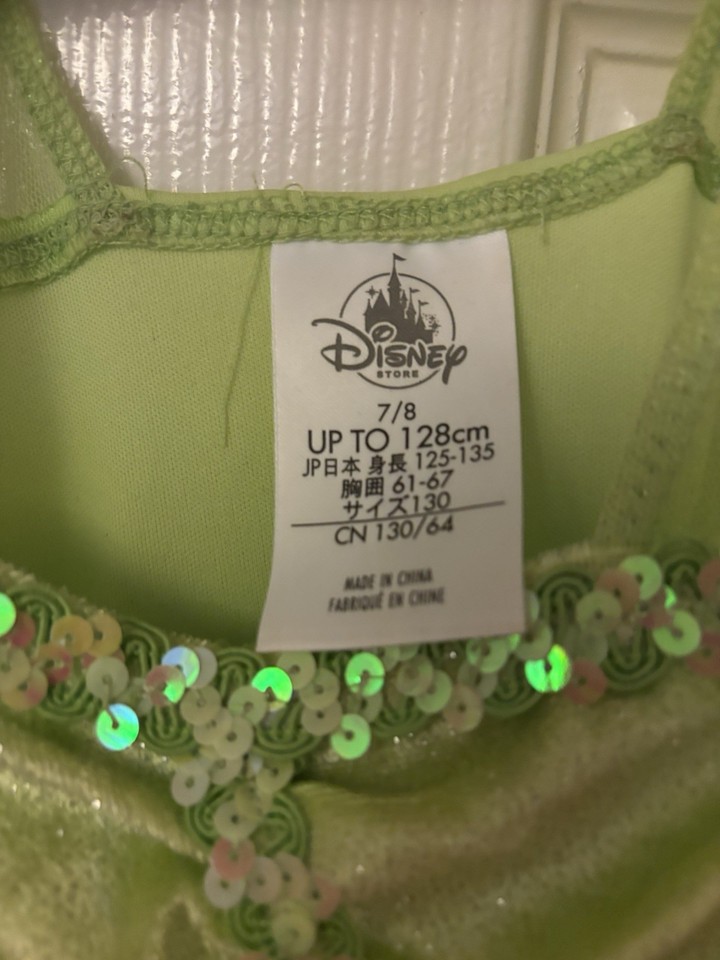 Genuine Disney Tinkerbell Dress And Light Up Wings Age 7-8 Years | eBay UK