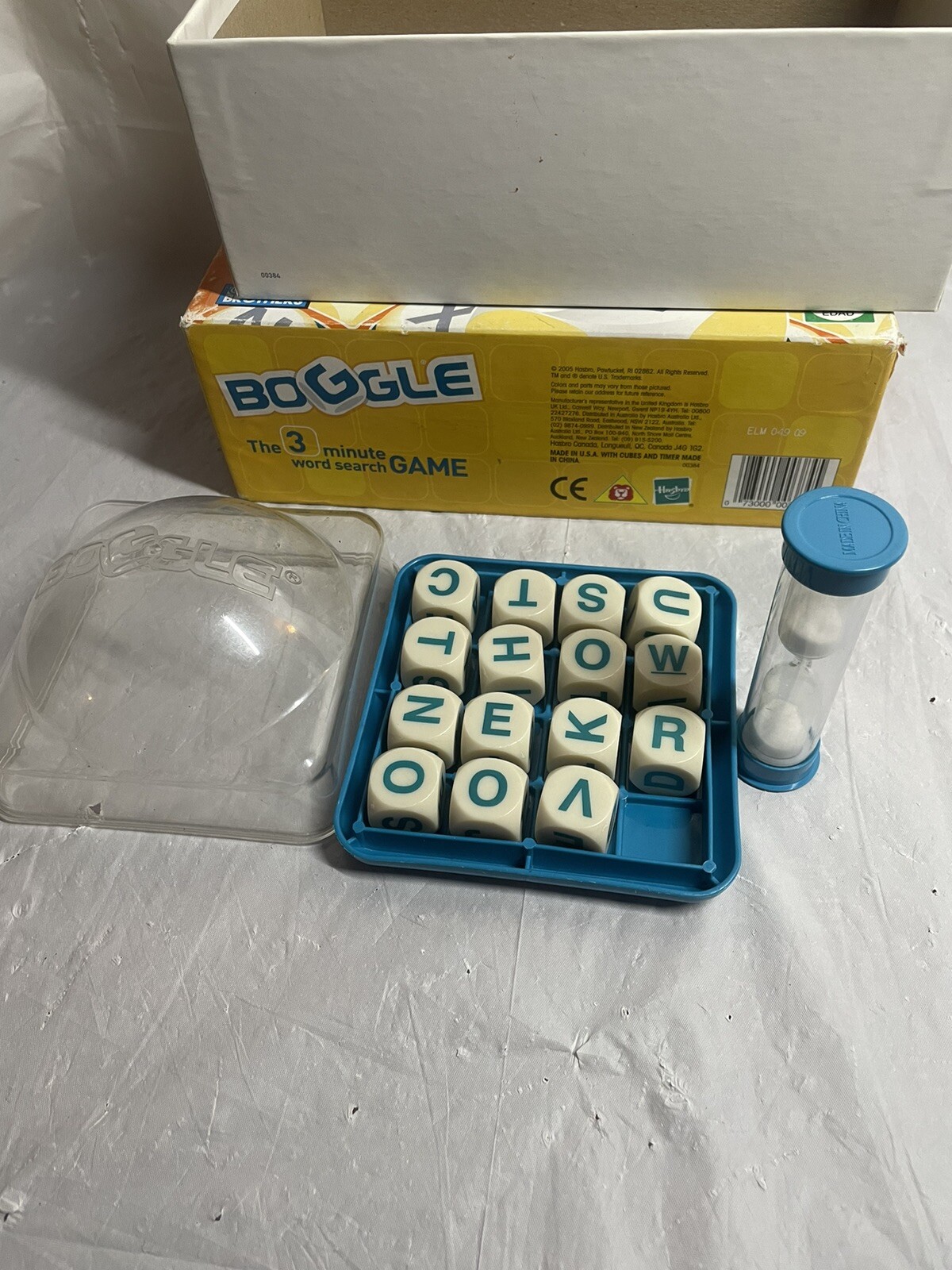 Parker Bros Boggle Dice Timer Case Dice Game Replacement Parts Lot | eBay