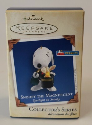 HALLMARK KEEPSAKE ORNAMENT 2005 PEANUTS SNOOPY THE MAGNIFICENT #8 IN ...