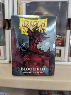 100 DRAGON SHIELD MATTE BLOOD RED STANDARD Size Deck 5706569110505| eBay