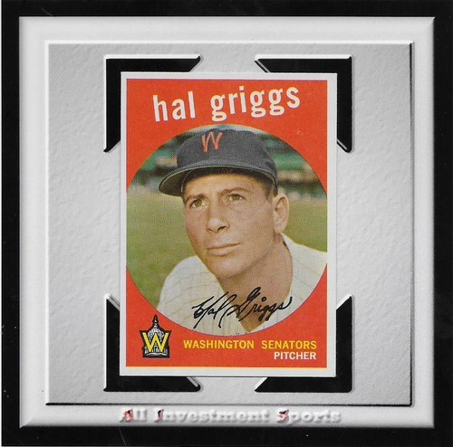 1959 Topps HAL GRIGGS #434 NM-MT *stunning investment baseball card ...