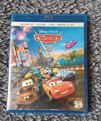 Cars 2 Disney Pixar BluRay BluRay 3D Digital Disc Missing DVD ...