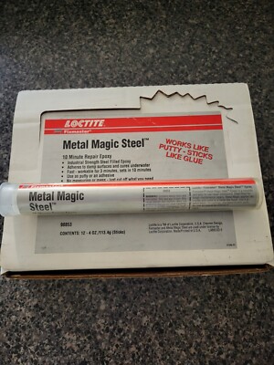 Loctite 98853-Fixmaster Metal Magic Steel Repair Epoxy Harden in 10 ...
