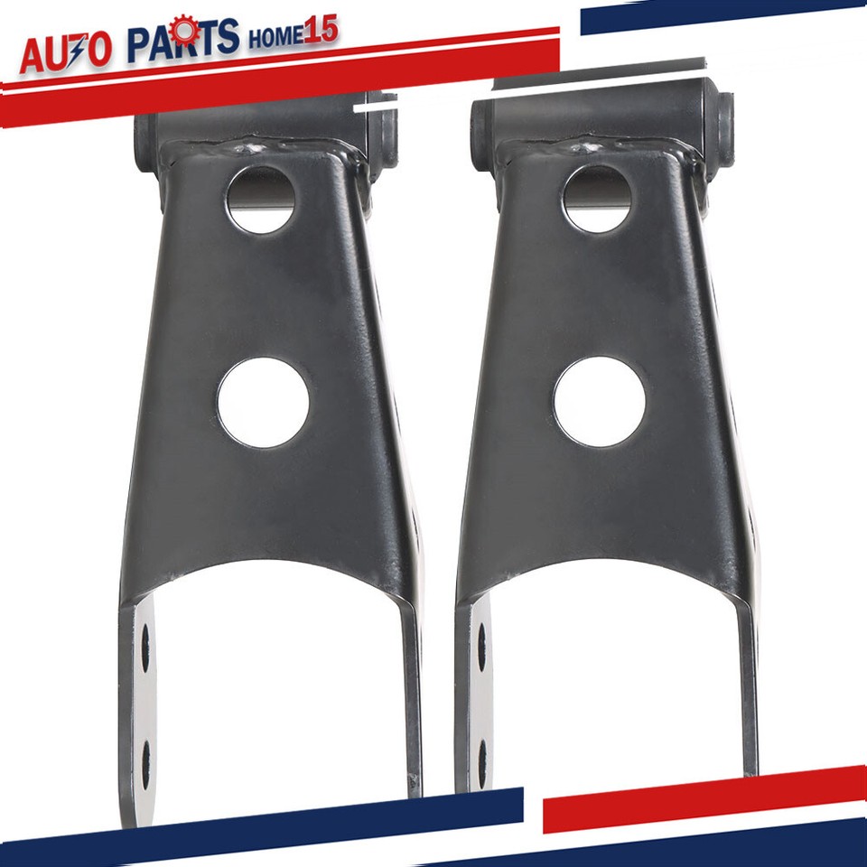 Rear Lowering Shackle Kit With 2" Drop For Chevy Dodge Ford & GMC 6400 ...