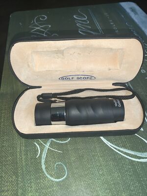 The Golf Scope Golf Scope and Rangefinder in Hard Case w/Instructions ...