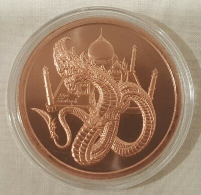 1oz Copper Indian Dragon Round Coin - World of Dragon Series | eBay
