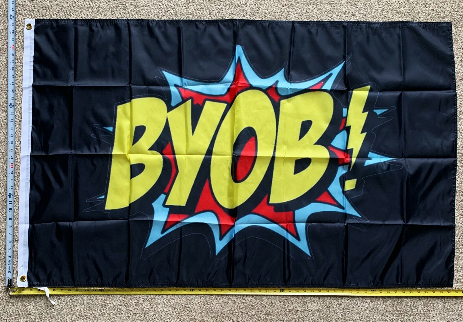 Beer Flag FREE SHIPPING BYOB KP Bring Own Busch Bud Twisted Claw Sign ...