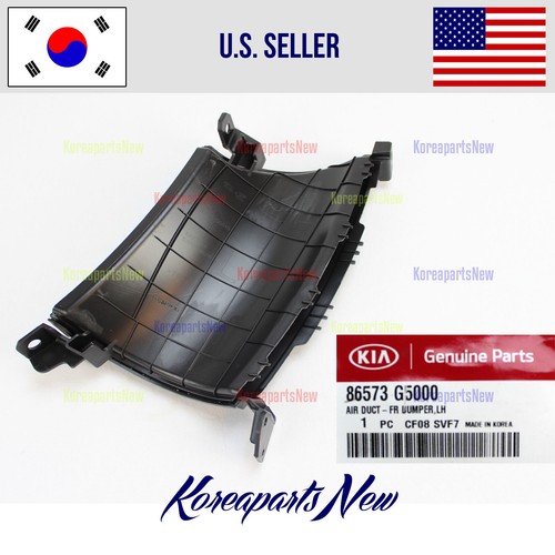 Front Bumper Air Duct Left DRIVER ⭐86573G5000⭐ for Kia Niro 2017-2019 ...