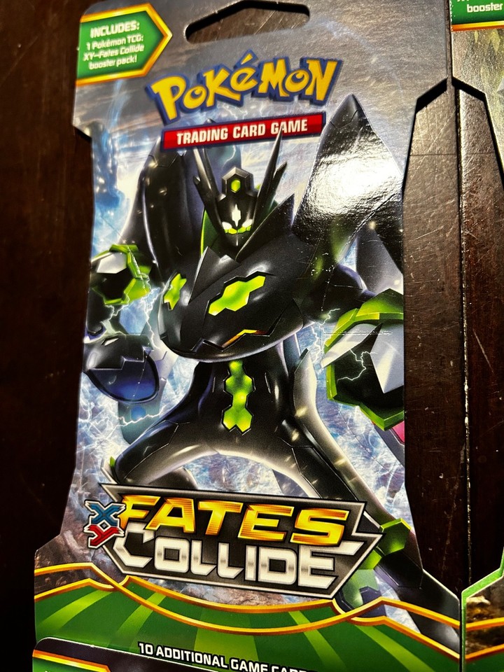 Pokemon Fates Collide Sleeved Booster Pack COMPLETE ART SET - 4 Packs ...