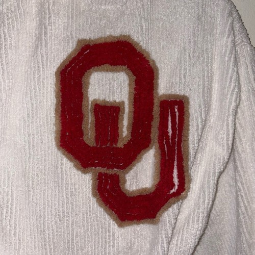 Canyon Group Vintage University of Oklahoma Chenille Terry Cloth Robe ...