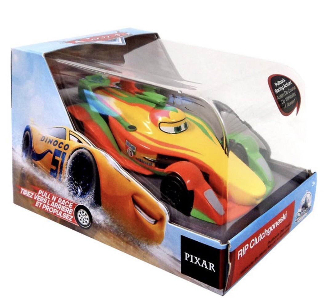 Disney Cars - Rip Clutchgoneski - Pull 'N' Race Die Cast Car - Pullback ...