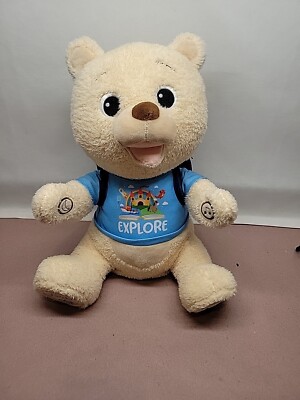 Spark Create Imagine Musical Light Up Bear w/Backpack & 5 Books--14 ...