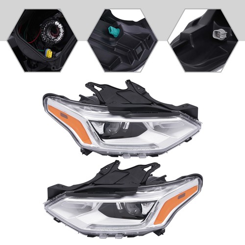 Pair Headlamp Left+Right For 2018-2020 Chevy Traverse Driver+Passenger ...