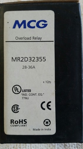 MCG OVERLOAAD RELAY | eBay