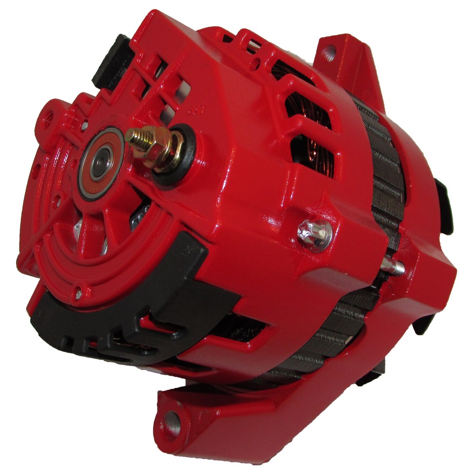 HIGH OUTPUT 220 AMP ALTERNATOR RED 1 ONE WIRE FOR GM CHEVROLET GMC ...