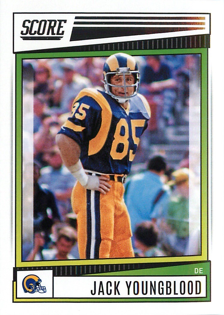 Jack Youngblood 2022 Panini Score Football NFL Base Card #161 Los Angeles Rams | eBay