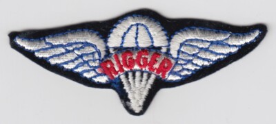 US Army Airborne Rigger Jump Wings Patch Insignia Color NEW Military ...