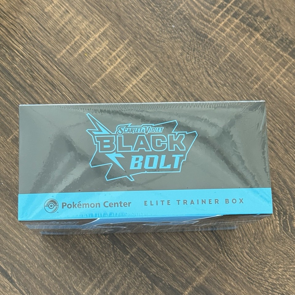 Pokémon TCG - Black Bolt Pokémon Center Elite Trainer Box ETB | eBay