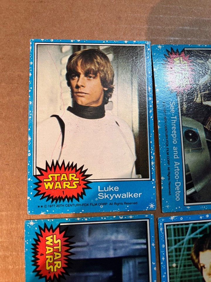 1977 Star Wars Card Complete Series 1 Set - (66) Excellent/NrMt | eBay
