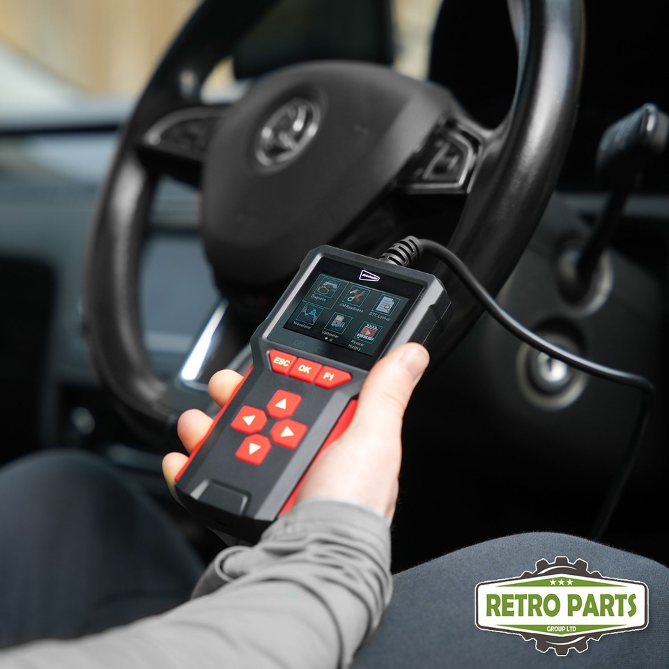 2in1 OBD2 Scanner Battery Tester For Retro Mercedes Diagnostic Reader ...