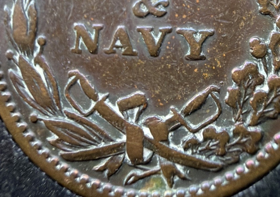 1863 army navy civil war token | eBay