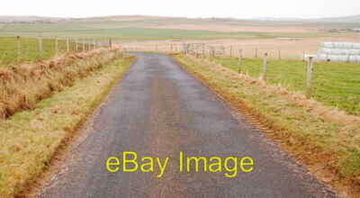 Photo 6x4 Bend in the lane Newgarth Heading towards Quoyloo. Flooded ...