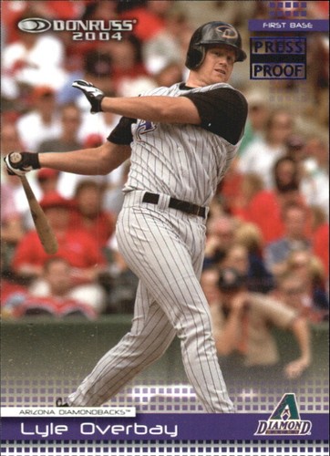 2004 Donruss - Press Proof Blue #219 Lyle Overbay /100 for sale online ...