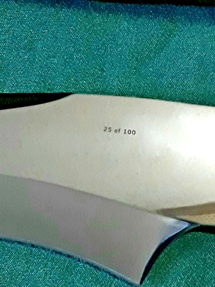 award winning COLIN COX..beautiful knife fully engraved, ironwood ...