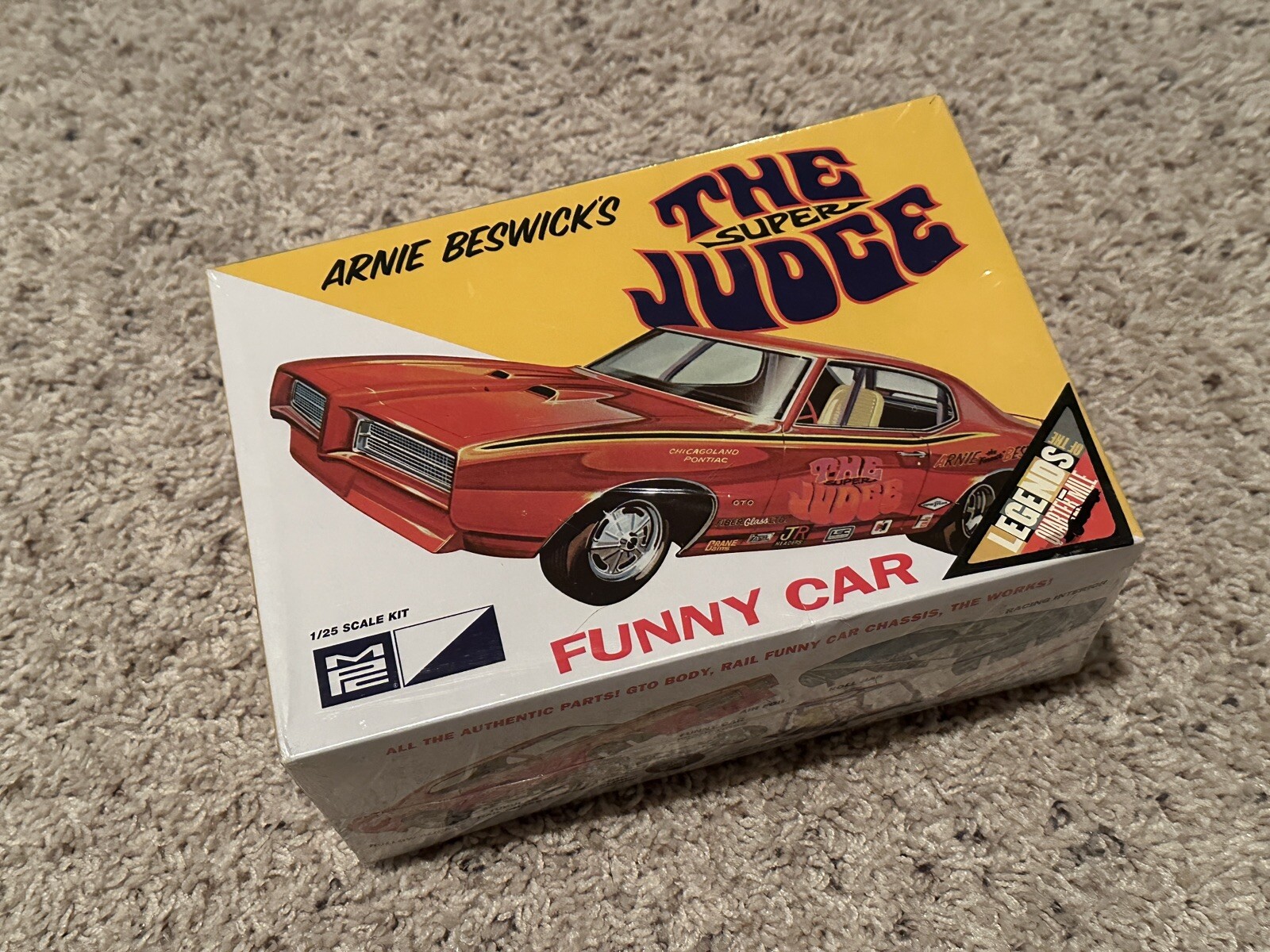 1969 Pontiac GTO Super Judge Arnie Beswick MPC 1/25 Scale Model Kit ...