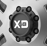 KMC XD 130 Dually Front Center Cap WAT112H202-H43-S1 fits 8x210 wheels ...