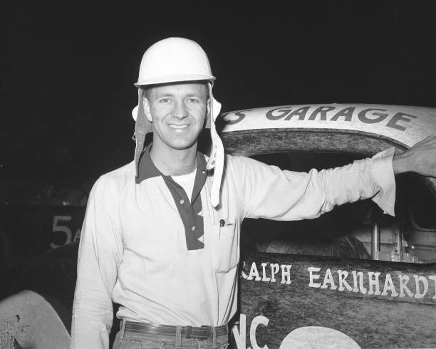 Ralph Earnhardt Prepares For A Modified Race At Charlotte Speedway Old ...